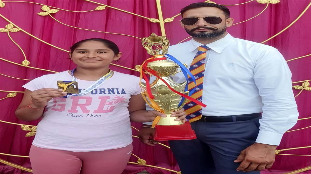 ਨੈਸ਼ਨਲ ਕਰਾਟੇ ਚੈਂਪੀਅਨਸ਼ਿਪ ’ਚ ਜਸਨਵੀ ਬਰਾੜ ਨੇ ਜਿੱਤਿਆ ਸੋਨੇ ਦਾ ਤਮਗਾ - Jasnavi ...