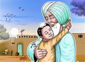 ਮਾਪਿਆਂ ਨੂੰ ਫ਼ਰਜ਼ਾਂ ਪ੍ਰਤੀ ਜਾਣੂ ਕਰਵਾਉਂਦੀ ਕਹਾਣੀ ਦਾਦੇ ਦਾ ਫ਼ੌਜੀ ਪੋਤਾ - A ...