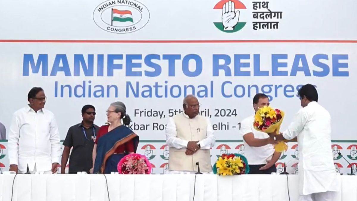Congress Manifesto 2024 : 25 ਲੱਖ ਰੁਪਏ ਦਾ ਸਿਹਤ ਬੀਮਾ, ਜਾਤੀ ਜਨਗਣਨਾ, 30 ਲੱਖ ...
