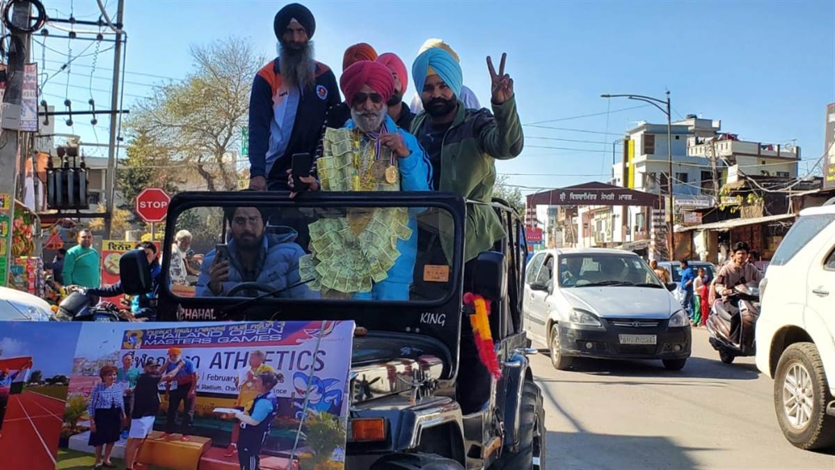 ਸੇਵਾਮੁਕਤ ਸੂਬੇਦਾਰ ਹਰਭਜਨ ਸਿੰਘ ਬਾਜਵਾ ਨੇ ਥਾਈਲੈਂਡ ਦੀਆਂ ਓਪਨ ਮਾਸਟਰਜ਼ ਖੇਡਾਂ 'ਚ ...