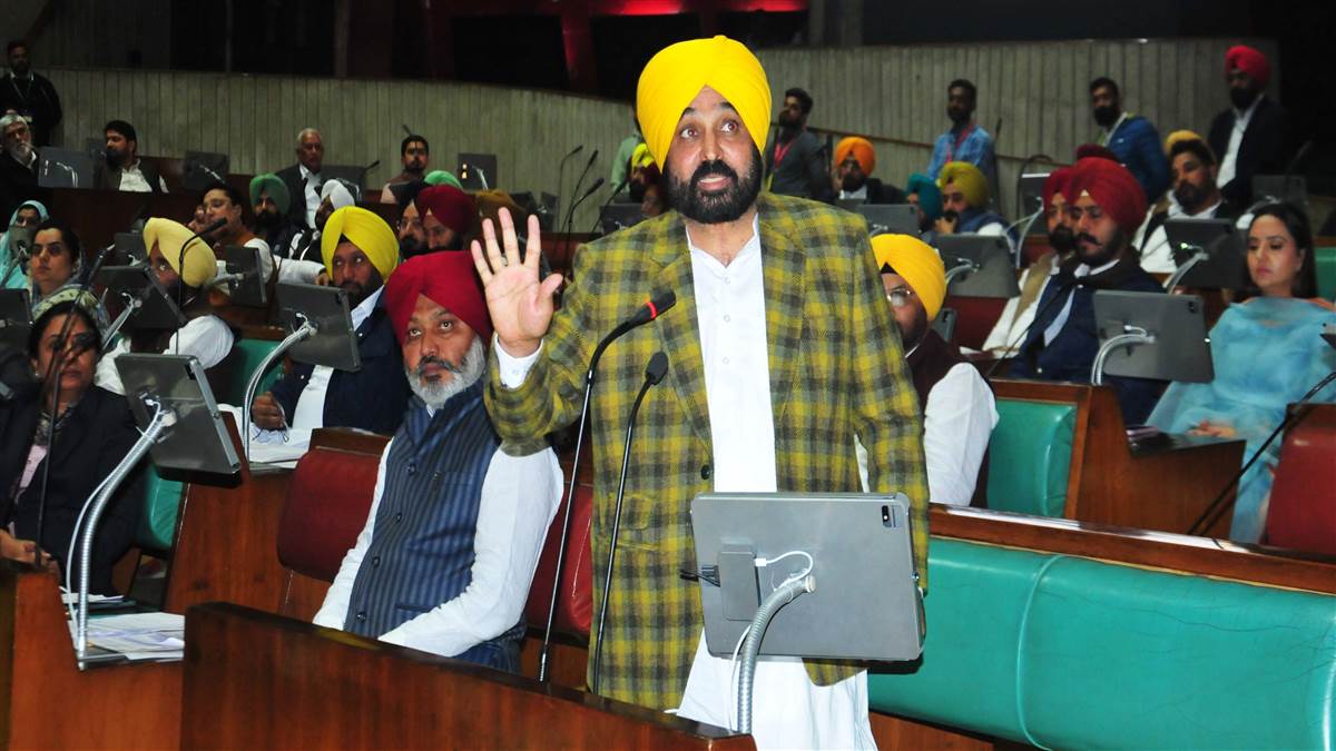 ਭਾਜਪਾ ਤਾਂ ਰਾਸ਼ਟਰੀ ਗਾਣ ’ਚੋ ਪੰਜਾਬ ਦਾ ਨਾਂ ਹੀ ਕੱਢ ਦੇਵੇ; ਵਿਧਾਨ ਸਭਾ ਇਜਲਾਸ 'ਚ ...