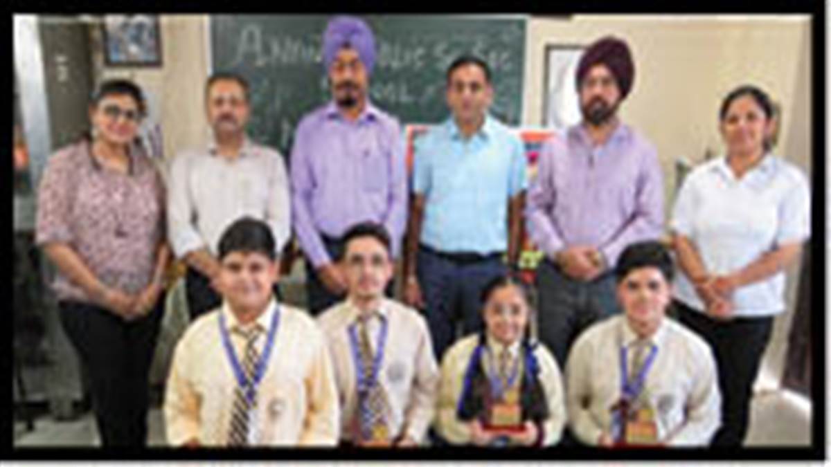 ਇੰਟਰ ਹਾਊਸ ਮੈਥ ਮਾਡਲ ਮੇਕਿੰਗ ਮੁਕਾਬਲਾ ਕਰਵਾਇਆ - An Inter House Math Model ...